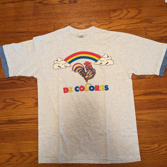 Cal Cru | Shirts | Vintage De Colores Double Sleeve Shirt | Poshmark